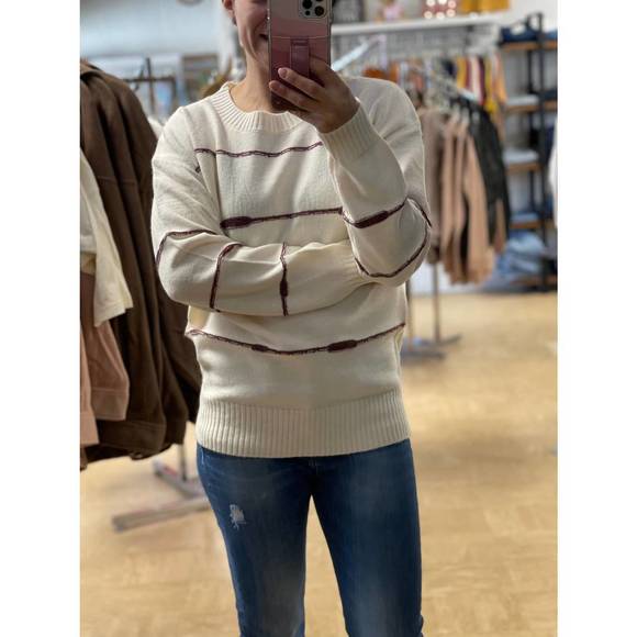 Hem & Thread | Sweaters | New Hem Thread Caroline Sweater In Ivory And ...